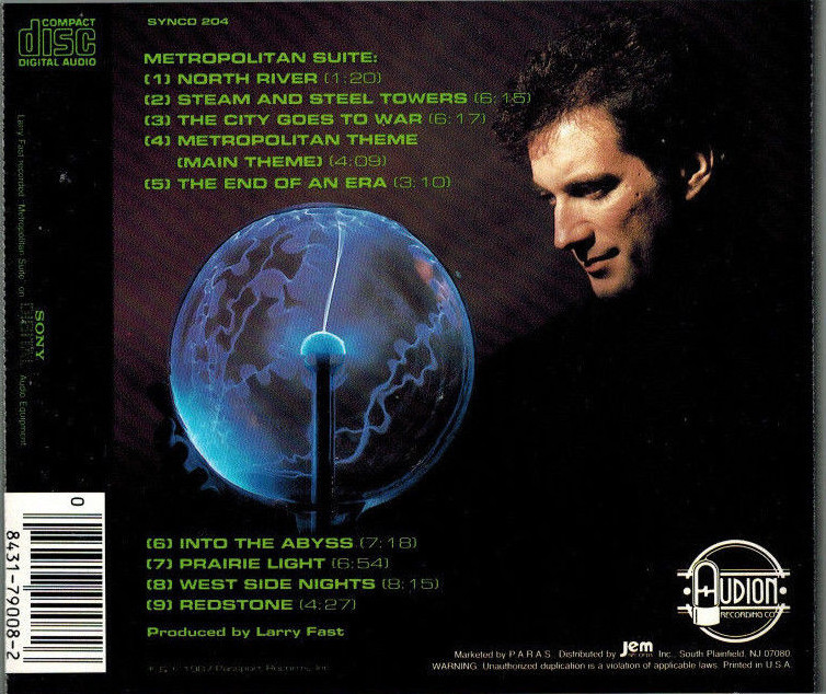 LARRY FAST/SYNERGY - Metropolitan Suite (CD 1987) | eBay