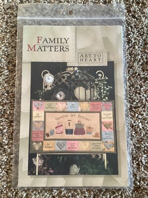 Family Matters QUILT PATTERN 148P Art to Heart QUILT 24 x 15 Nancy ...