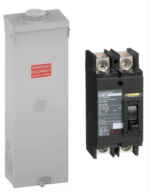 Square D QDL22200 140V Circuit Breaker for sale online | eBay