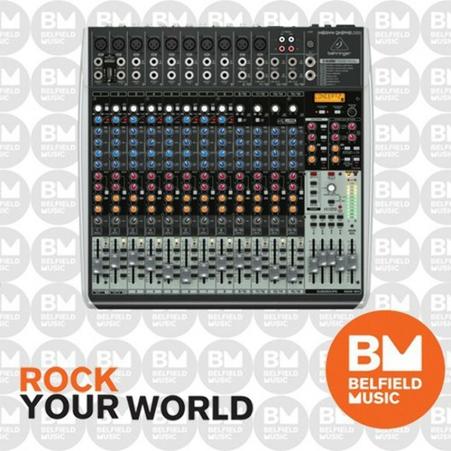 Behringer XENYX QX2442USB Mixer Small Format 24 Input w/Multi FX Audio ...