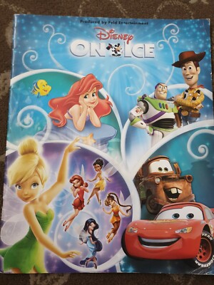 DISNEY ON ICE PROGRAM BOOK LITTLE MERMAID / TOY STORY / CARS ...