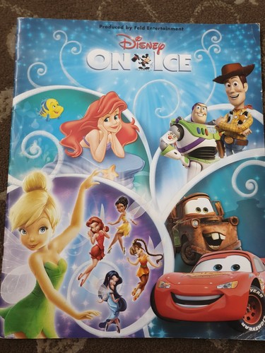 DISNEY ON ICE PROGRAM BOOK LITTLE MERMAID / TOY STORY / CARS ...
