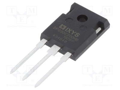 Diode: Rectifier 2x15A Ifsm: 240A Tube THT 200V TO247-3 DPG30C200HB ...