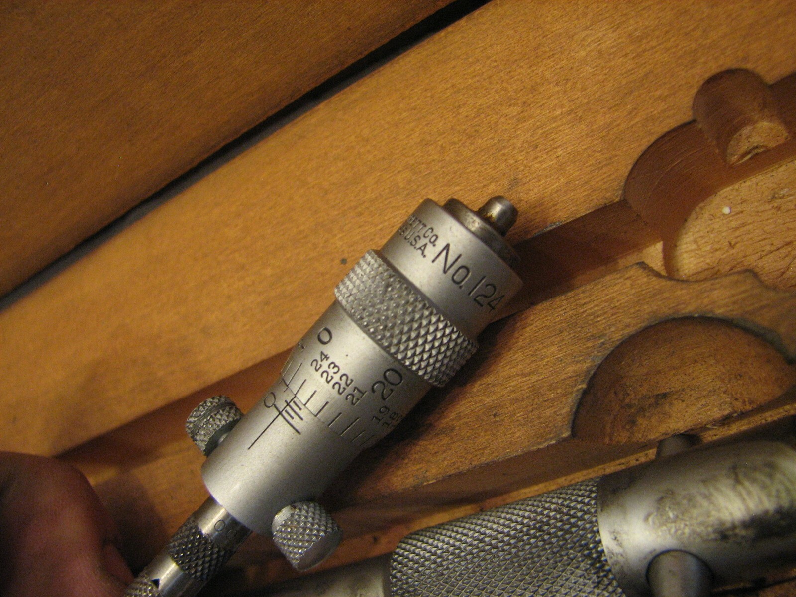 Vintage Starrett 2-26" Machinist Inside Firm Micrometer 124C with Box ...