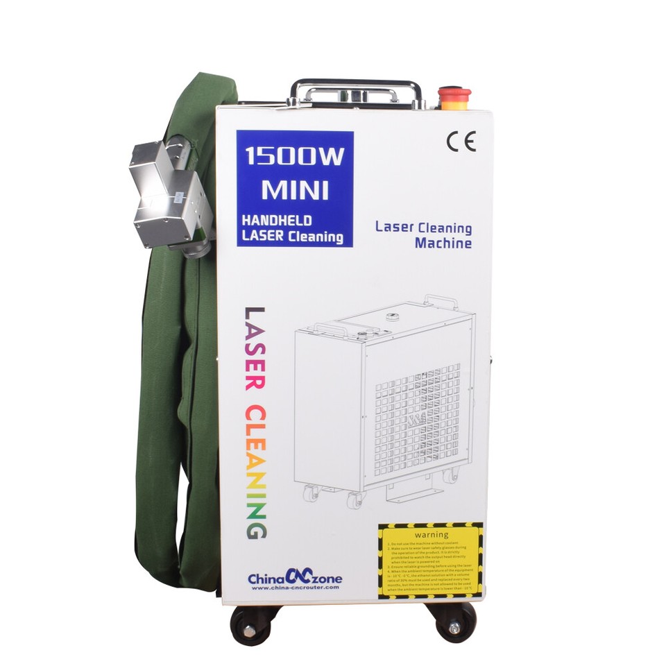 1500W Handheld Fiber Laser Cleaning Machine Rust Oil Paint Removal ...