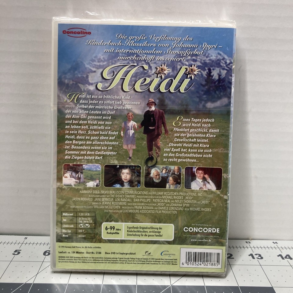 German Produced Heidi DVD new Factory Sealed In German | eBay