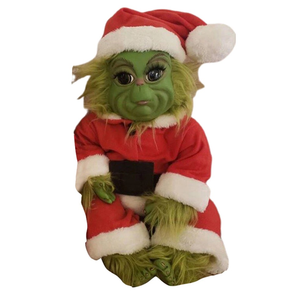 Christmas Grinch Baby Stuffed Plush Toys Grinch Doll Xmas Kids Gifts ...