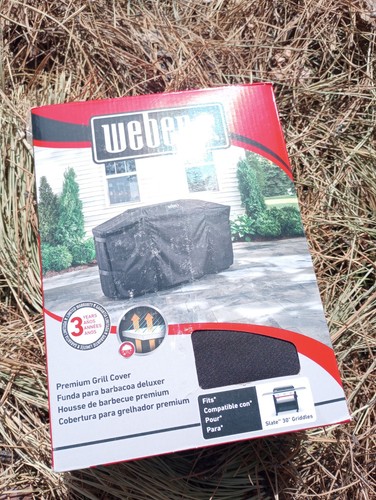 Weber 30 In. Polyester Black Griddle Cover 3400119 Weber 3400119 ...