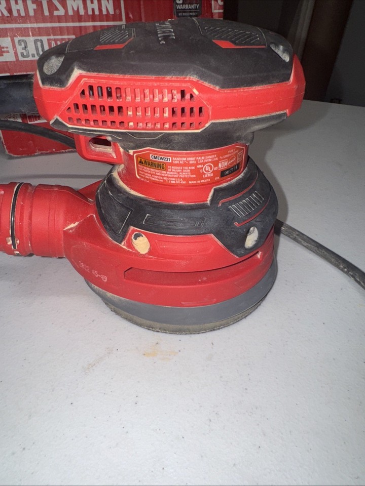 Craftsman Corded 120V Random Orbital Sander CMEW231 | eBay