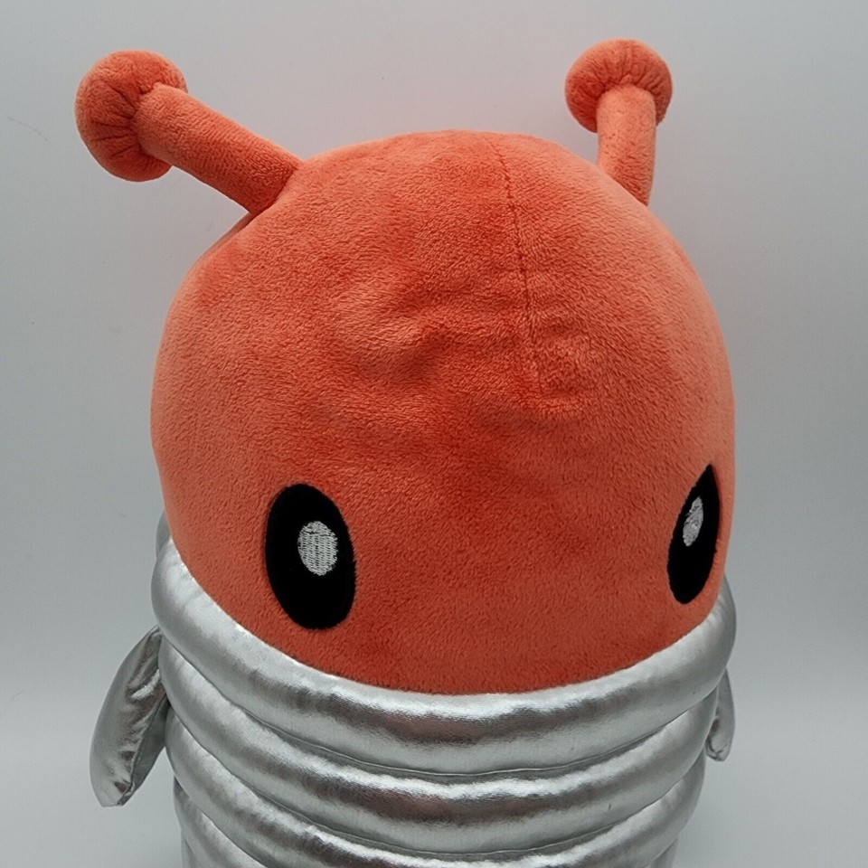 Pillowfort Alien Suit Plush 18" Figural Throw Pillow Orange Silver ...