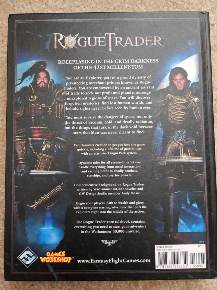 Rogue Trader RPG Core Rulebook : Core Rulebook Fantasy Flight WARHAMMER ...