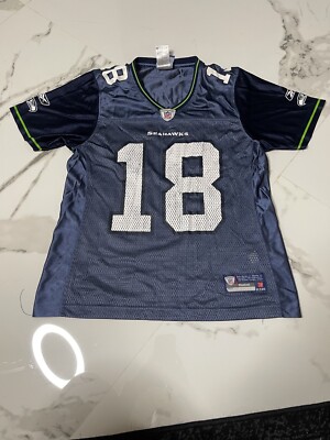 Seattle Seahawks Jersey Womens Small Reebok On Field #18 Sidney Rice ...