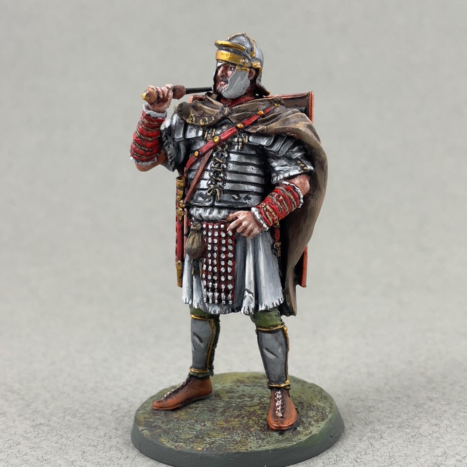 Evocatus, Roman soldier miniature 54 mm, Collectible figure, Painted ...