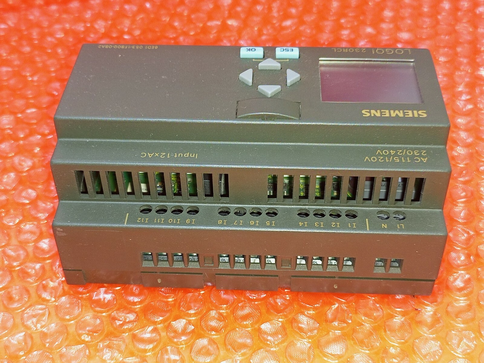 Siemens Logo 230RCL 6ED1 053-1FB00-0BA2 Logic Module 6ED10531FB000BA2 ...