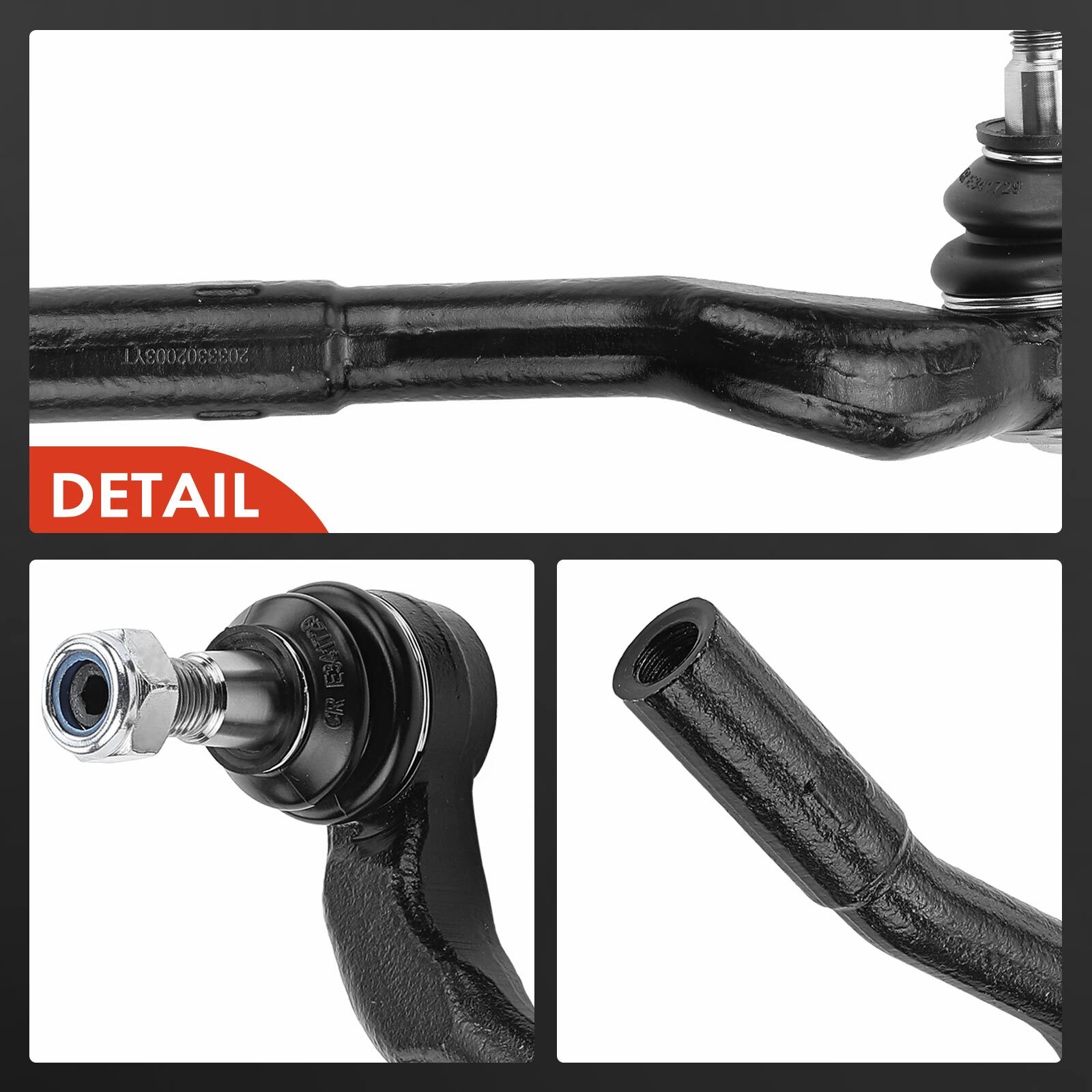 2x Outer Front Tie Rod End for Benz R171 CL203 W203 A209 C230 C240 C280 ...