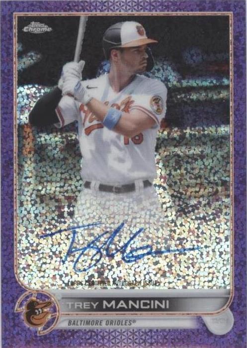 2022 Topps Chrome - Chrome Veteran Autographs Trey Mancini #CVA-TM ...