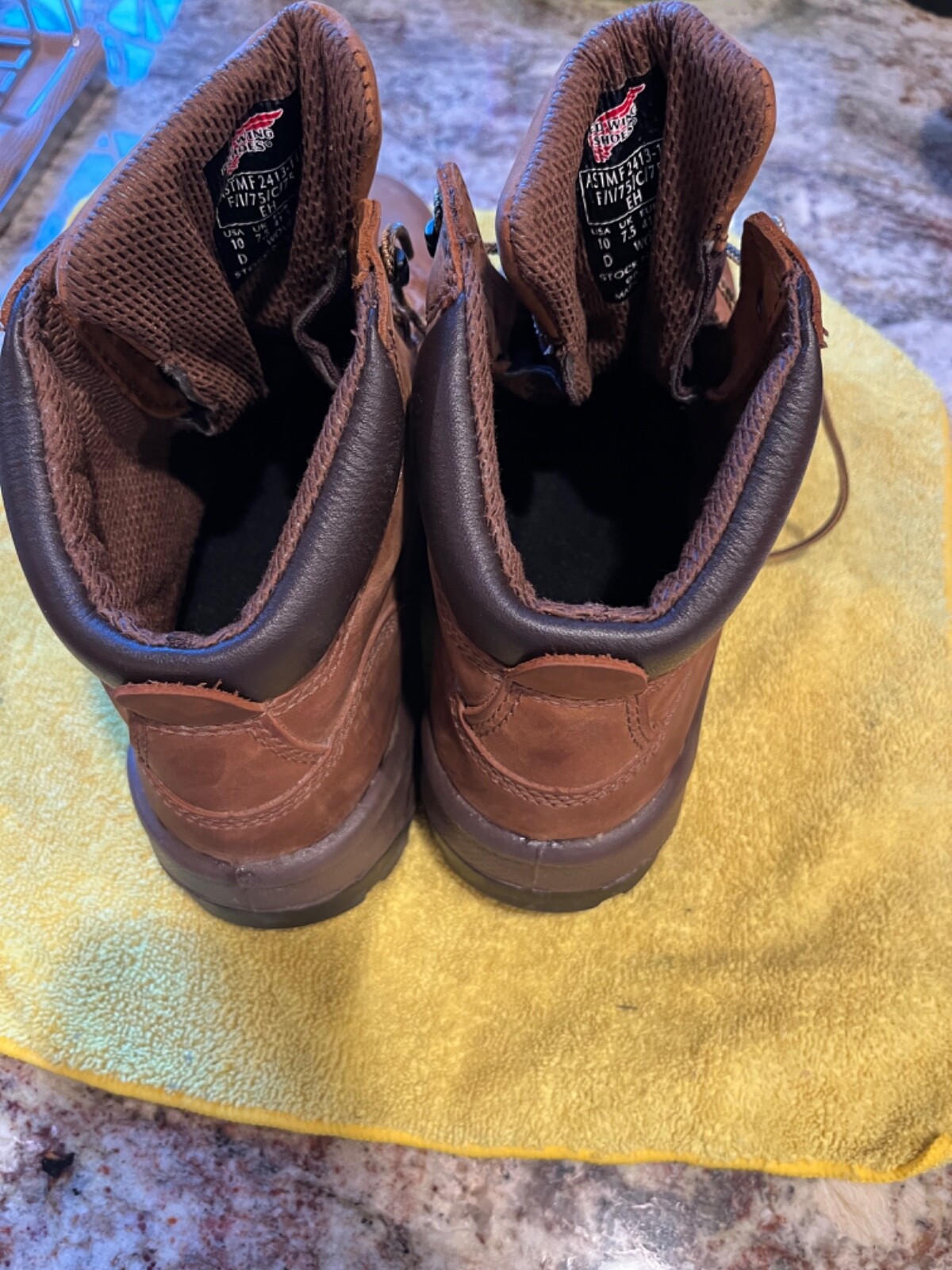 Red Wing 2327 7.5 D Women's Steel Toe Waterproof BOOTS for sale online ...