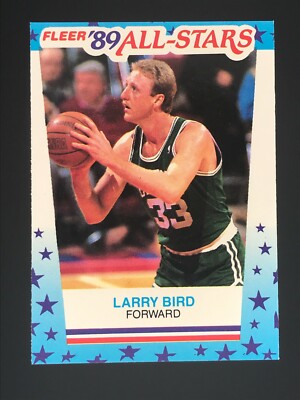 1989-90 Fleer All-Star Stickers #10 Larry Bird HOF Celtics | eBay