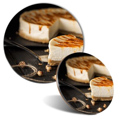 Mouse Mat & Coaster Set Caramel Cheesecake Dessert Restaurant #50459 ...
