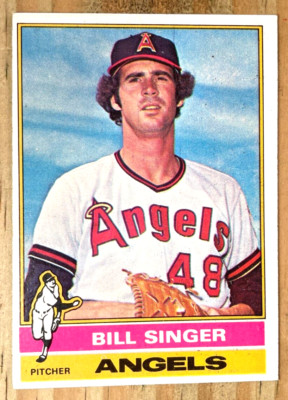 1976 TOPPS BILL SINGER CARD#411 ANGELS DODGERS RANGERS TWINS BLUE JAYS ...
