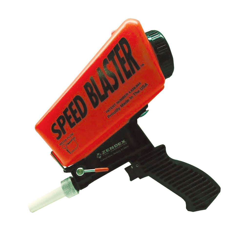 Zendex Speed Blaster Abrasive Media Handheld Red 007R - Gravity Feed ...