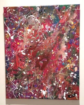 Alien Splatter Painting Modern Contemporary Abstract Art Film & Movie ...