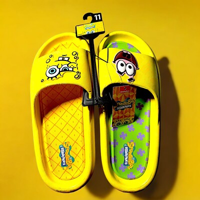 SPONGEBOB SQUAREPANTS SLIDES. BRAND NEW. ADULT SIZE 11 | eBay