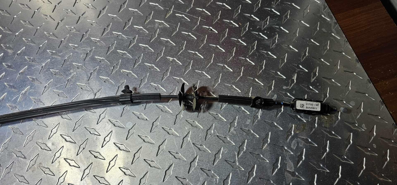 2014 FORD TRANSIT CONNECT REAR LEFT SLIDING DOOR LOCK ACTUATOR CABLE ...