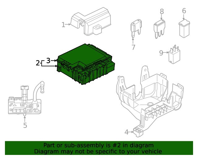 NEW OEM Ford Fuse Box & Junction Block Panel ML3Z-14A068-R F-150 2021 ...