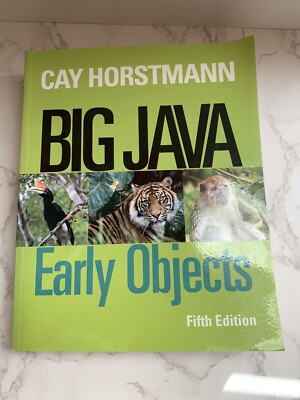 Horstmann, Big Java, Fifth Edition Ser.: Big Java by Cay S. Horstmann (2019,... 9781118431115| eBay