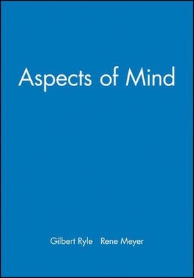 Aspects of Mind by Gilbert Ryle (English) Hardcover Book 9780631184898 ...