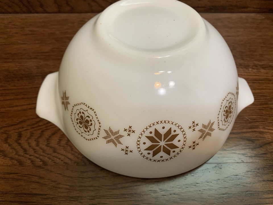 VTG Pyrex 444 Cinderella Bowl 4 Quart & 1 1/2 Quart Town and Country ...