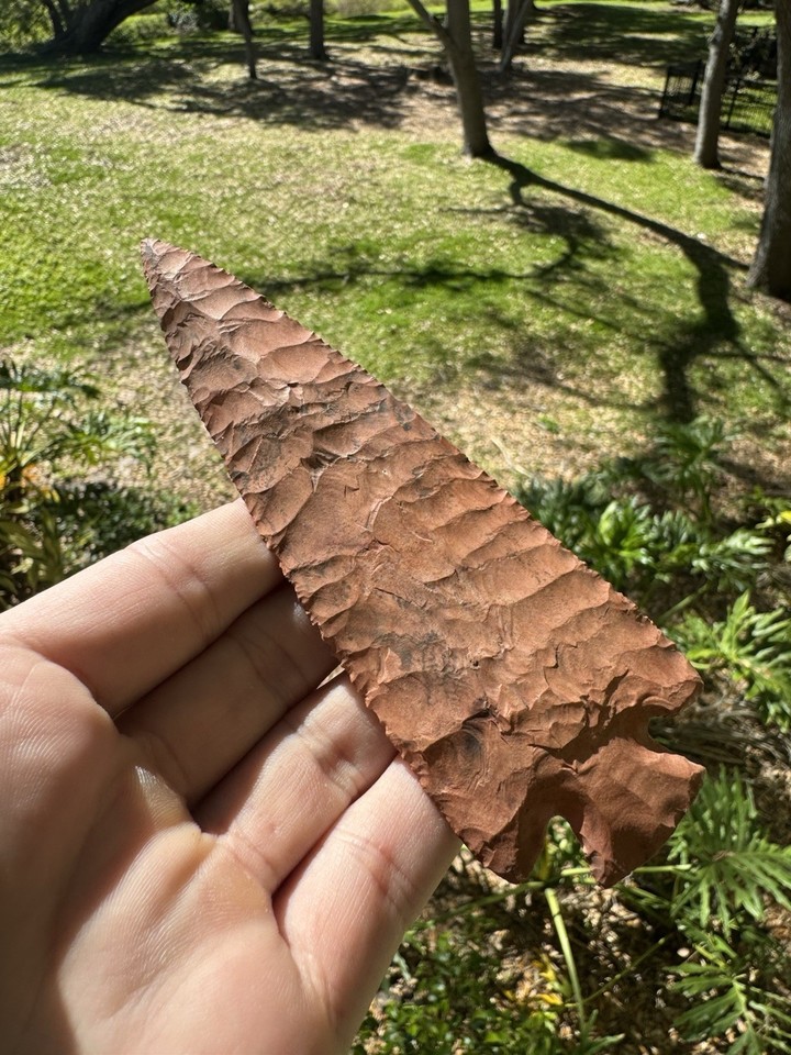 Native American Beautiful Red Hardin Arrowhead Point Georgia | eBay