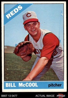 1966 Topps #459 Bill McCool Reds 4 - VG/EX | eBay