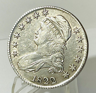 1822 P Capped Bust Half Dollar 50C .900 Silver Collector Coin #332B | eBay