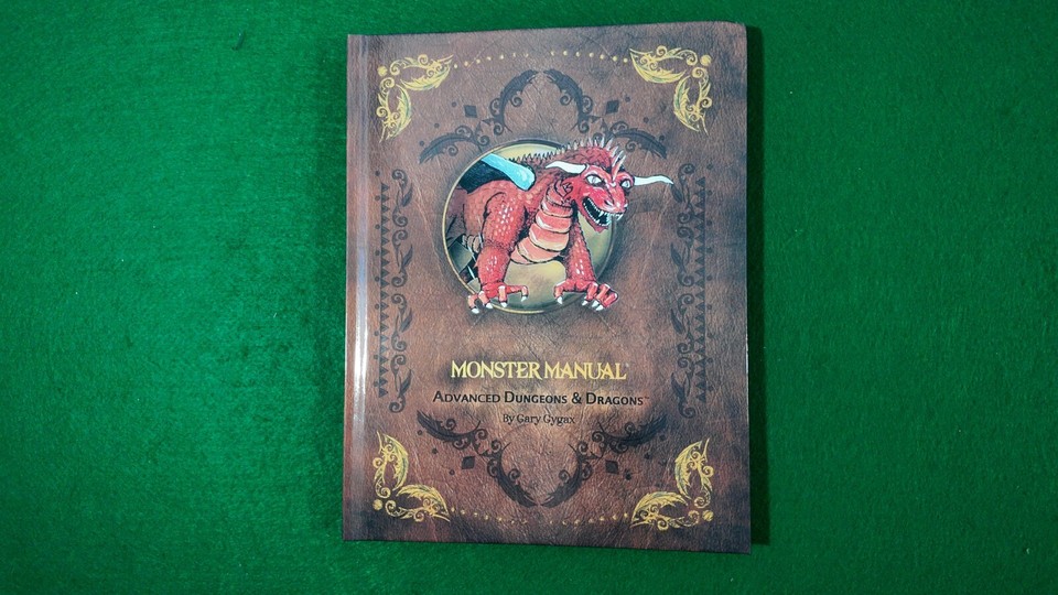 HARDCOVER 1E Monster Manual Advanced Dungeons & Dragons AD&D 1st ...