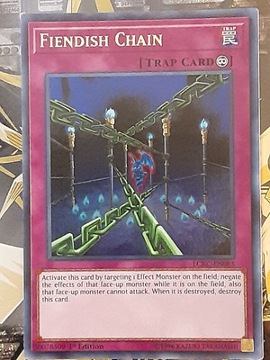 YuGiOh Cards - Fiendish Chain - LCKC-EN095 - Near Mint! | eBay