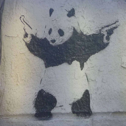 Street Art Banksy Panda