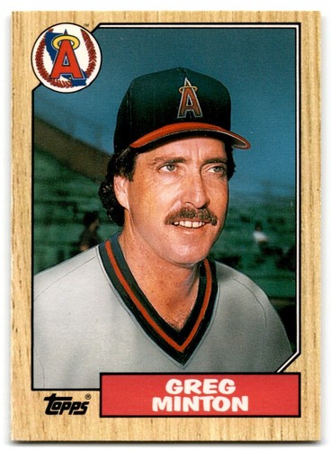 1987 Topps Traded Greg Minton California Angels #79T | eBay
