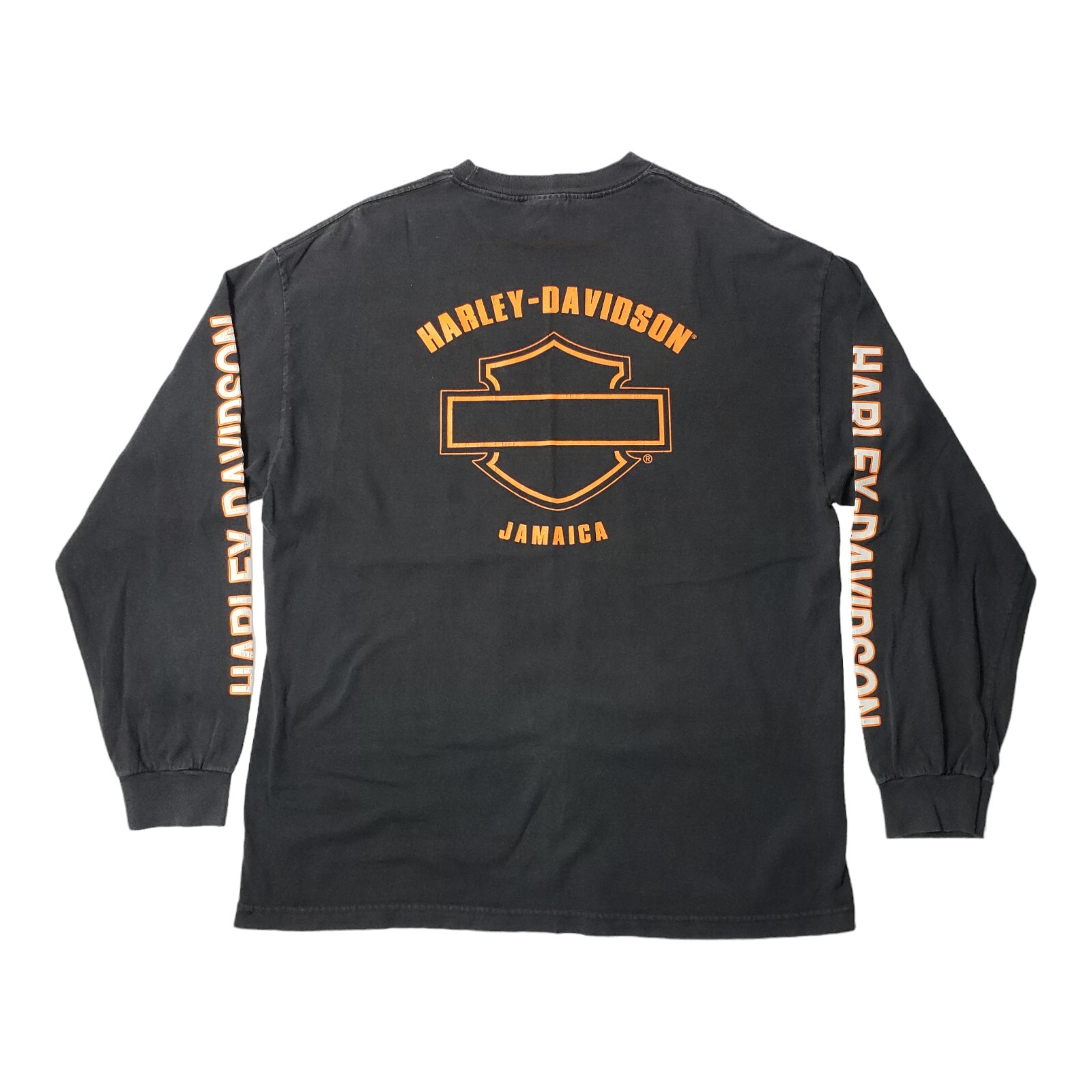 Harley Davidson Men's Black Graphic Long Sleeve T Shi… - Gem