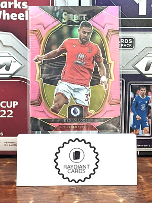 2022-23 Select EPL RENAN LODI Terrace Pink Prizm 50/99 #77 NOTTINGHAM ...