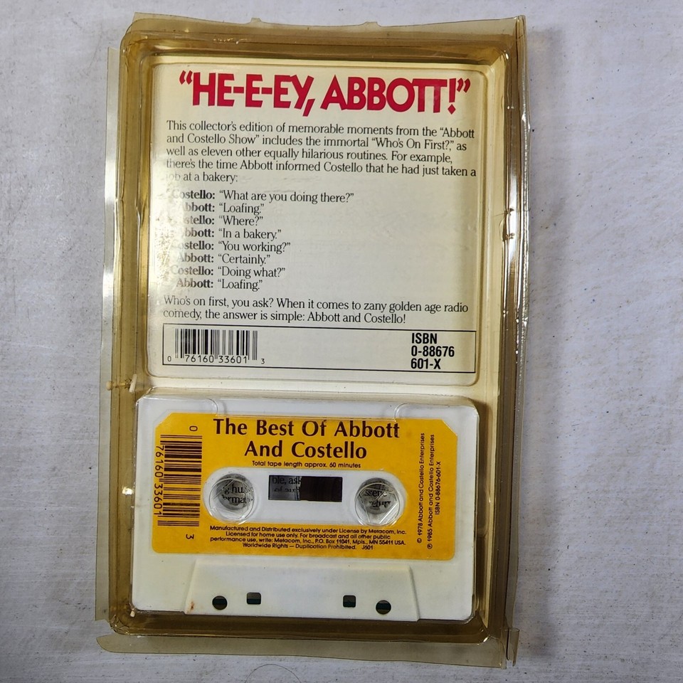Golden Age Radio Blockbusters Abbott & Costello Cassette Tape NIP ...