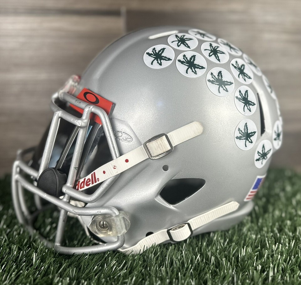 OHIO STATE BUCKEYES NCAA Riddell SPEED Full Size Custom Football Helmet ...