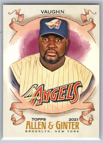 2021 Topps Allen & Ginter Mo Vaughn #332 Anaheim Angels | eBay