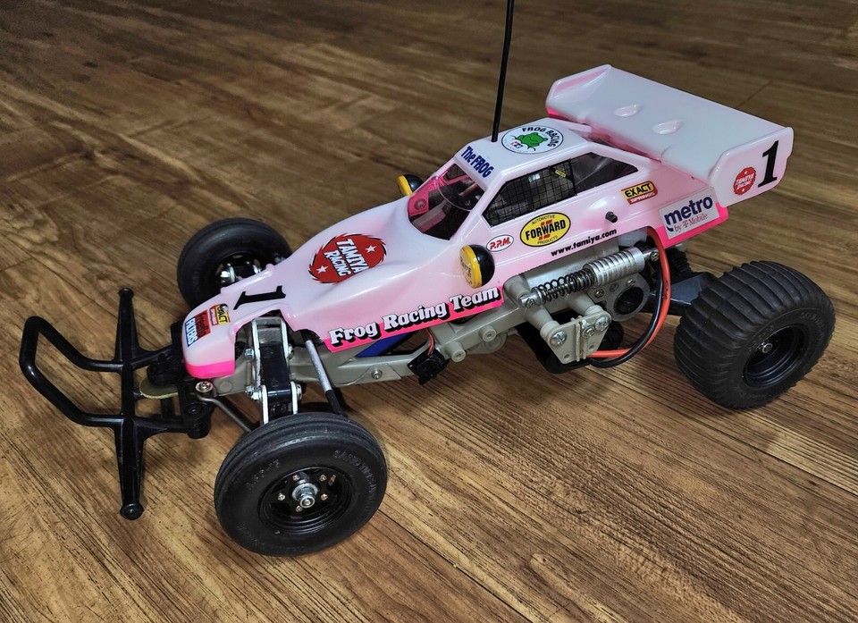 RTR Vintage 1983 Tamiya Frog with original spare parts restored needs ...