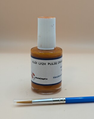 For AUDI CODE LY2H PULSE ORANGE/M9 Auto Touch up Paint + Fine Tipped ...