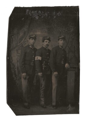 1880s Red Cross Hospital Corps arm band U.S. Army soldiers uniform ...