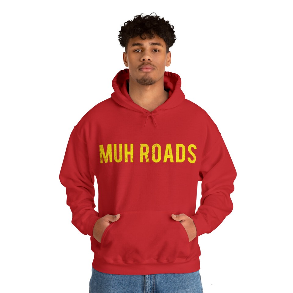 Muh Roads Libertarian AnCap Unisex Heavy Blend™ Hooded Sweatshirt ...