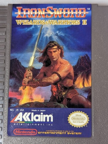 IronSword Original Nintendo NES game only Wizards & Warriors 2 II ...