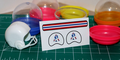1964-92 New England Patriots Vending Machine Decals & Football Gumball ...